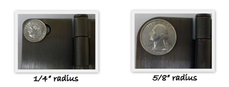 1/4 vs 5/8 Radius Hinge: Which One for Your Door?