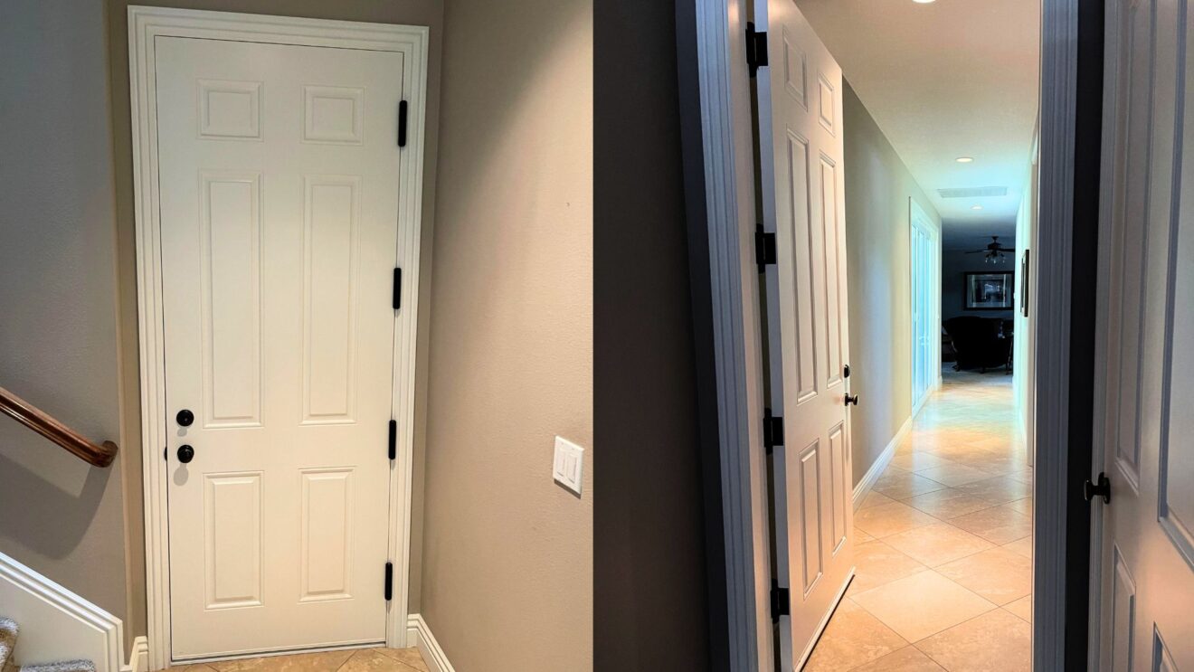 How do Hold Open and Door Stop on Hinge Work Together?