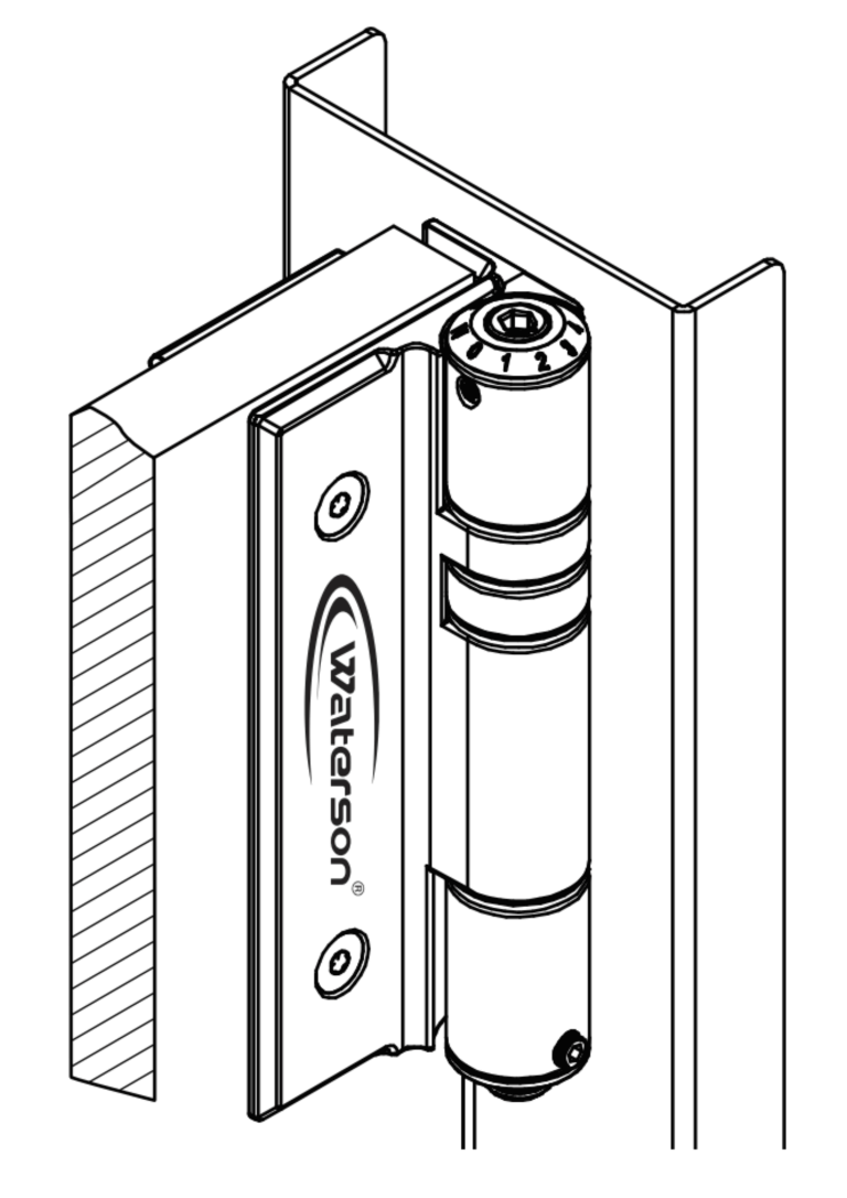 Gate Hinges: Heavy Duty Stainless Steel with Self Closing