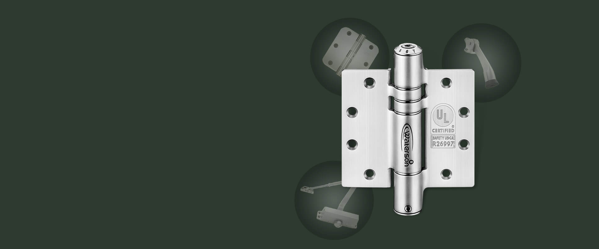 Heavy Duty Stainless Steel Self Closing Door Hinges | Waterson