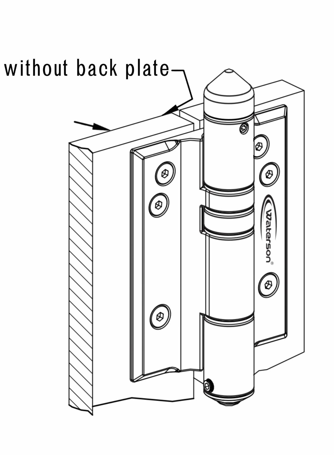 Gate Hinges: Heavy Duty Stainless Steel with Self Closing